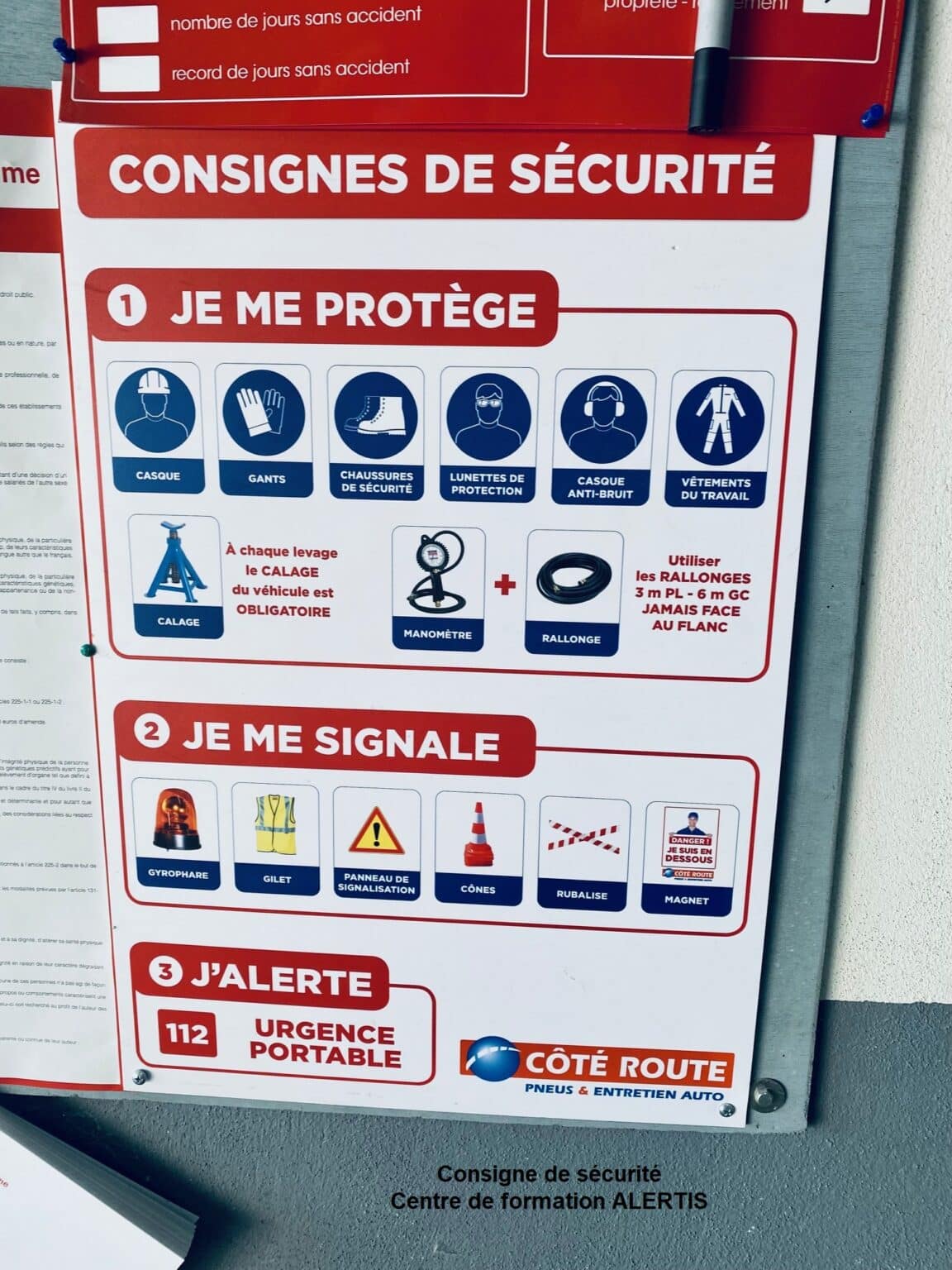 Modèle et affiche de consignes de sécurité gratuite à télécharger