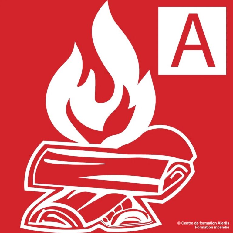 Formation incendie : les classes de feu - Centre de formation ALERTIS
